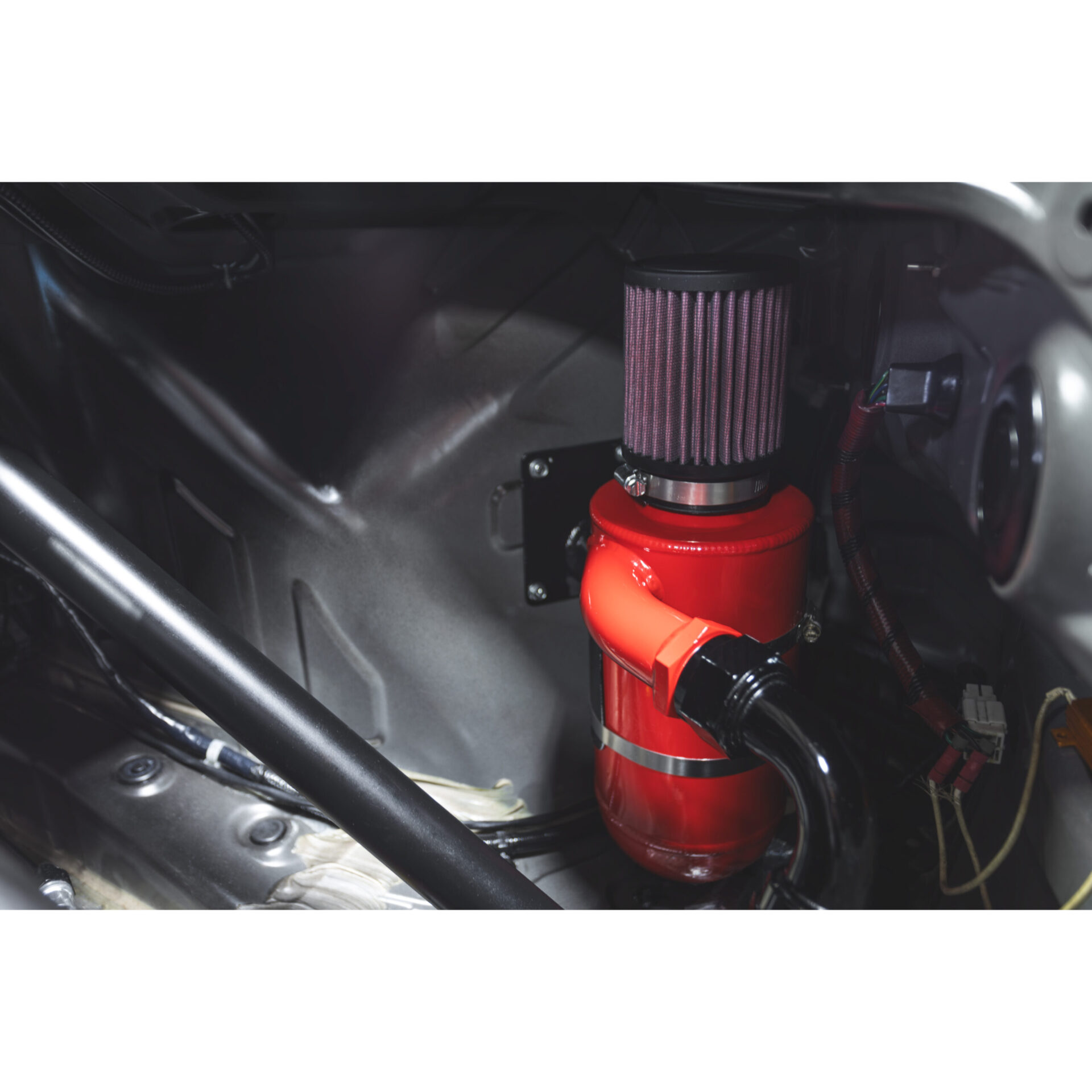 GT1R Meth Breather with Hose - T1 Race Development